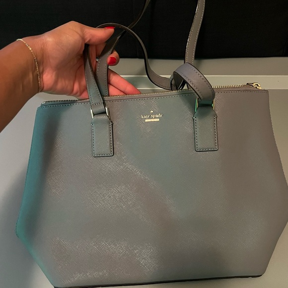 kate spade | Bags | Kate Spade Slate Gray Tote Bag | Poshmark